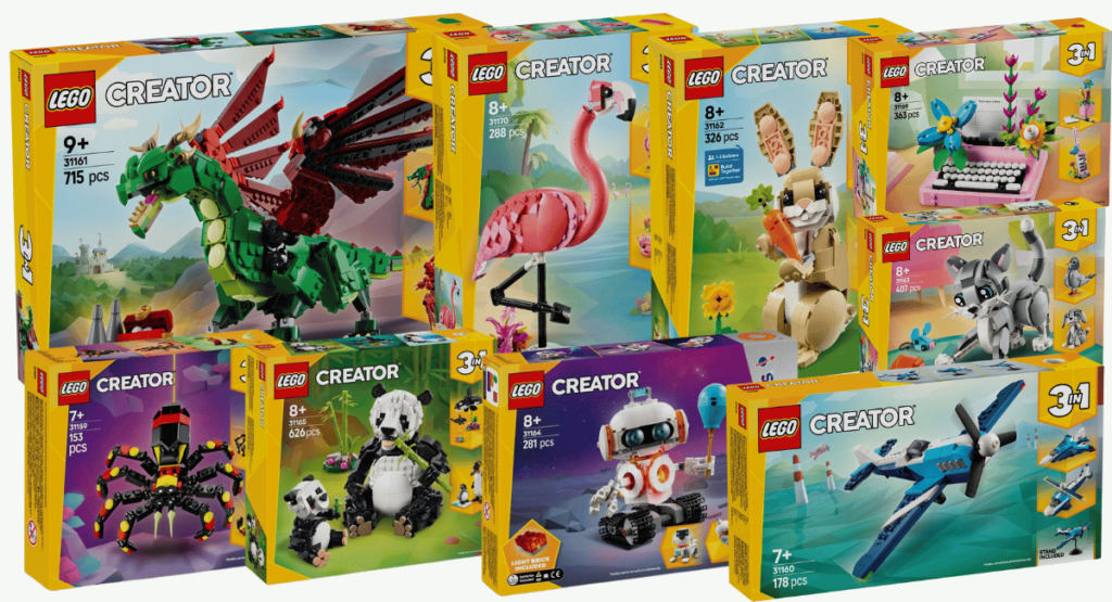 Deze nieuwe LEGO Creator winter 2025 sets zijn vanaf januari te koop