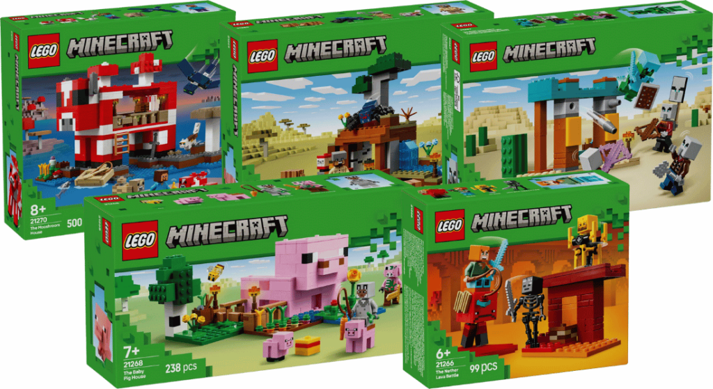 Dit zijn alle nieuwe LEGO Minecraft winter 2025 sets - vanaf januari ...