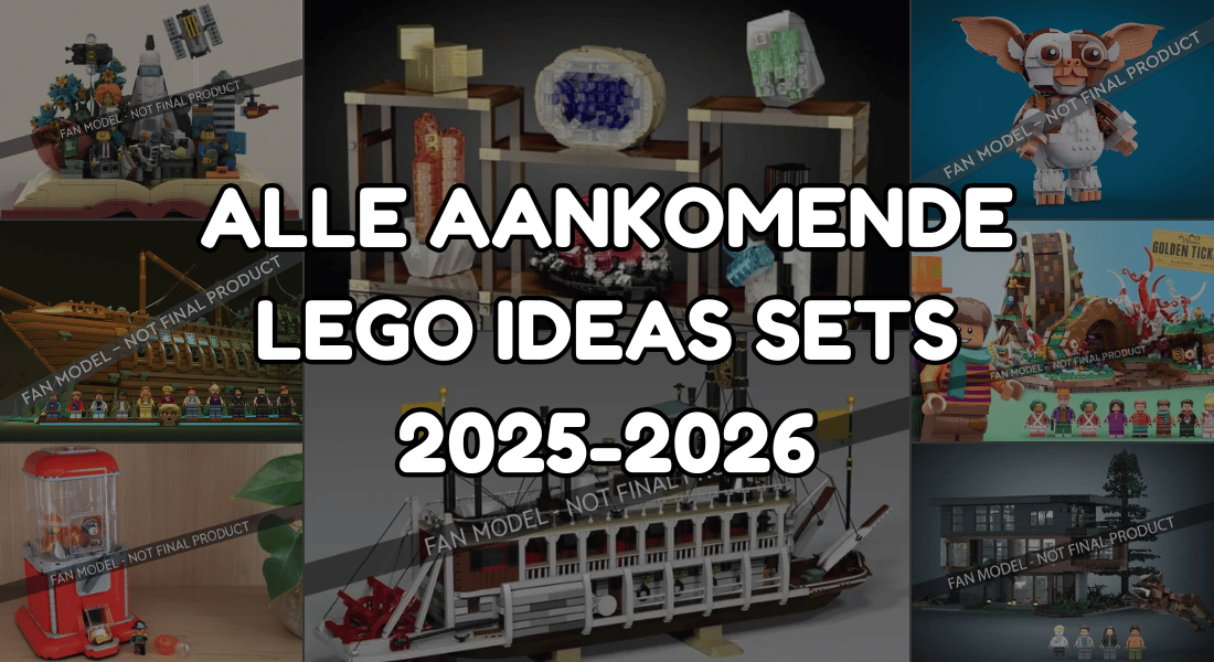 [Overzicht] Dit zijn alle aankomende LEGO Ideas sets van 2025 tot 2026