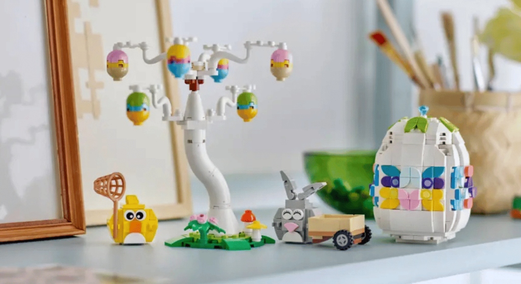 LEGO 40808 Easter Bunny and Chick Egg Hunt - van schilderen naar zoeken