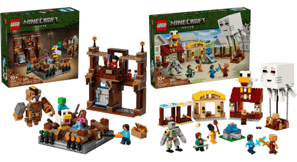 LEGO The Minecraft Movie sets onthuld - met Jack Black Minifigure