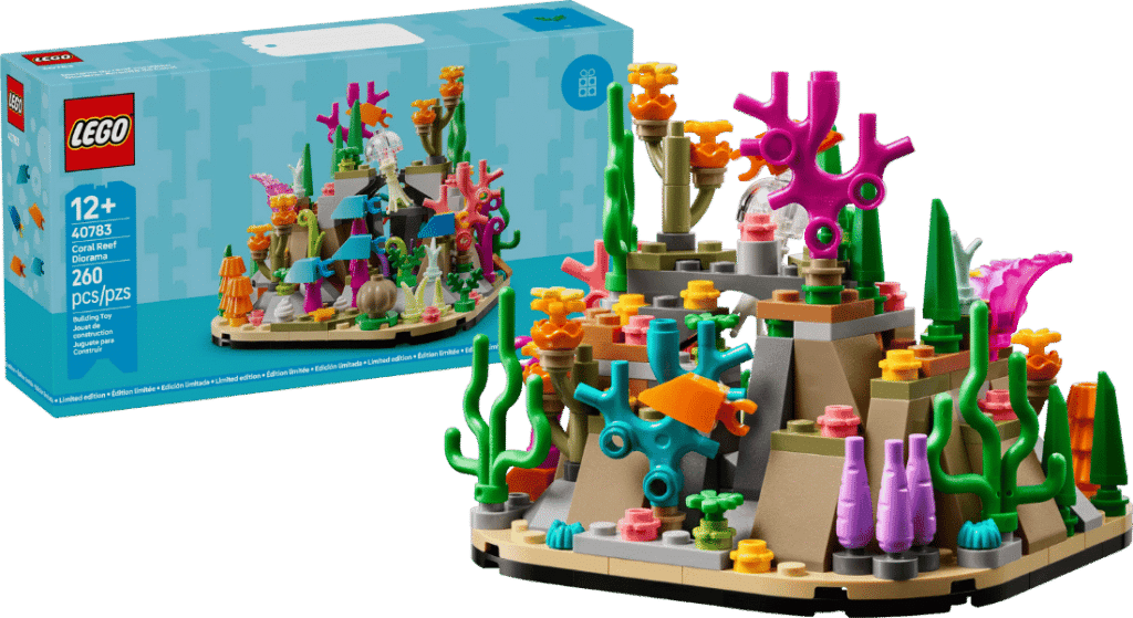 Krijg nu gratis de LEGO 40783 Coral Reef Diorama als cadeau bij aankopen