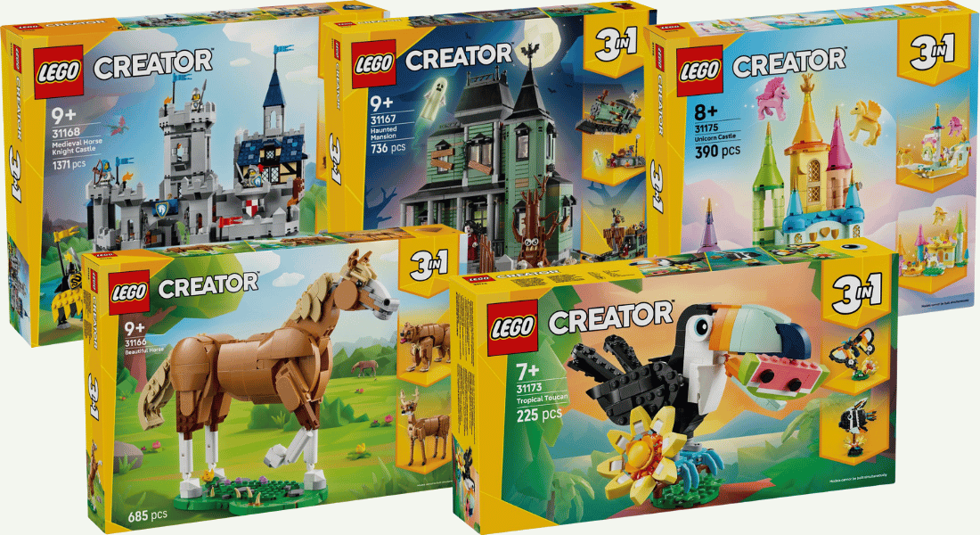 Deze LEGO Creator zomer 2025 sets gaan er verschijnen