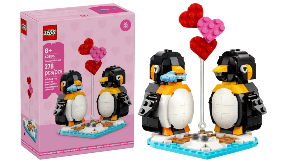 Je krijgt deze LEGO 40886 Penguins in Love - actie verlopen