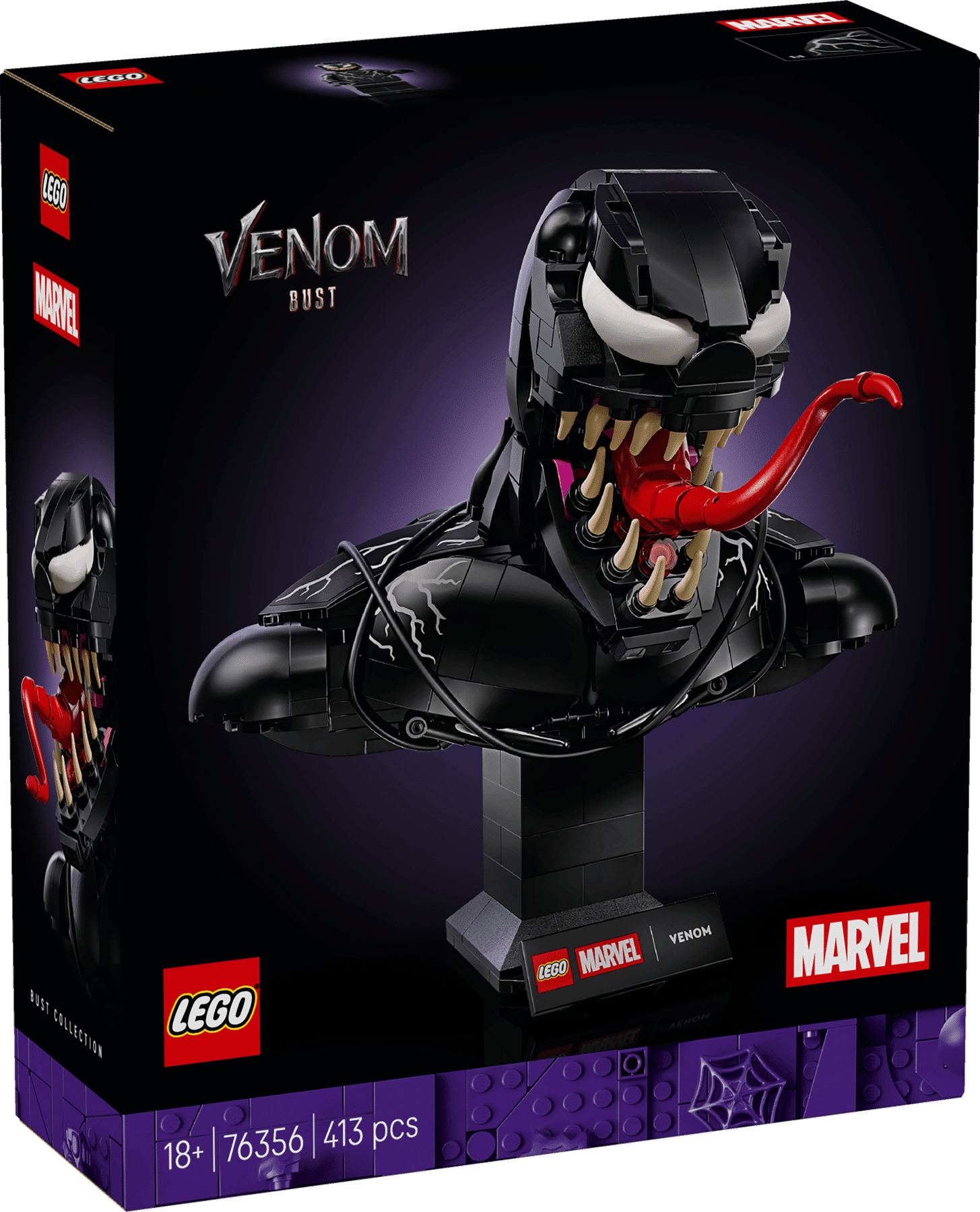 LEGO Marvel 76356 Venom Bust onthuld - gruwelen vanaf juli ...